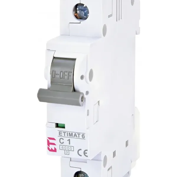 Minijaturni automatski prekidač MCB i pribor ETIMAT 6 1p C1 – fluxramelectric.com